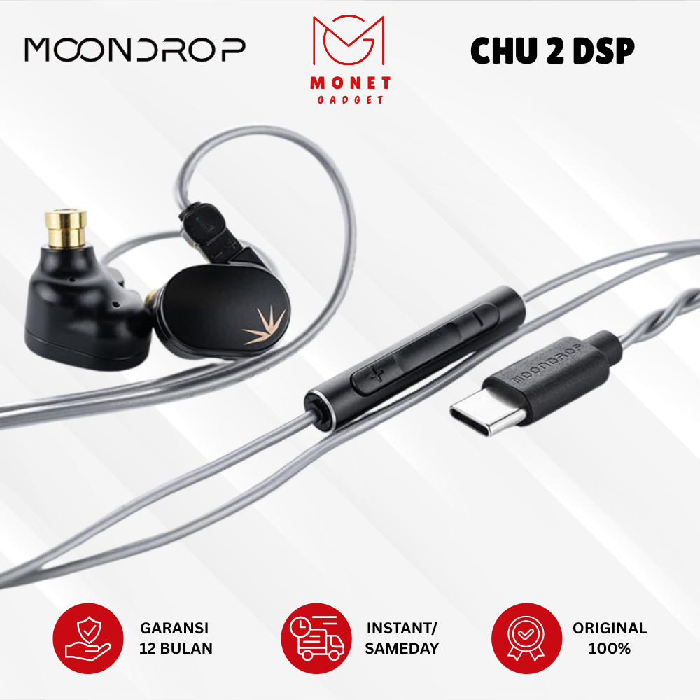 Jual [MONET] Moondrop CHU 2 DSP In Ear Monitor Earphone With Mic & Type ...