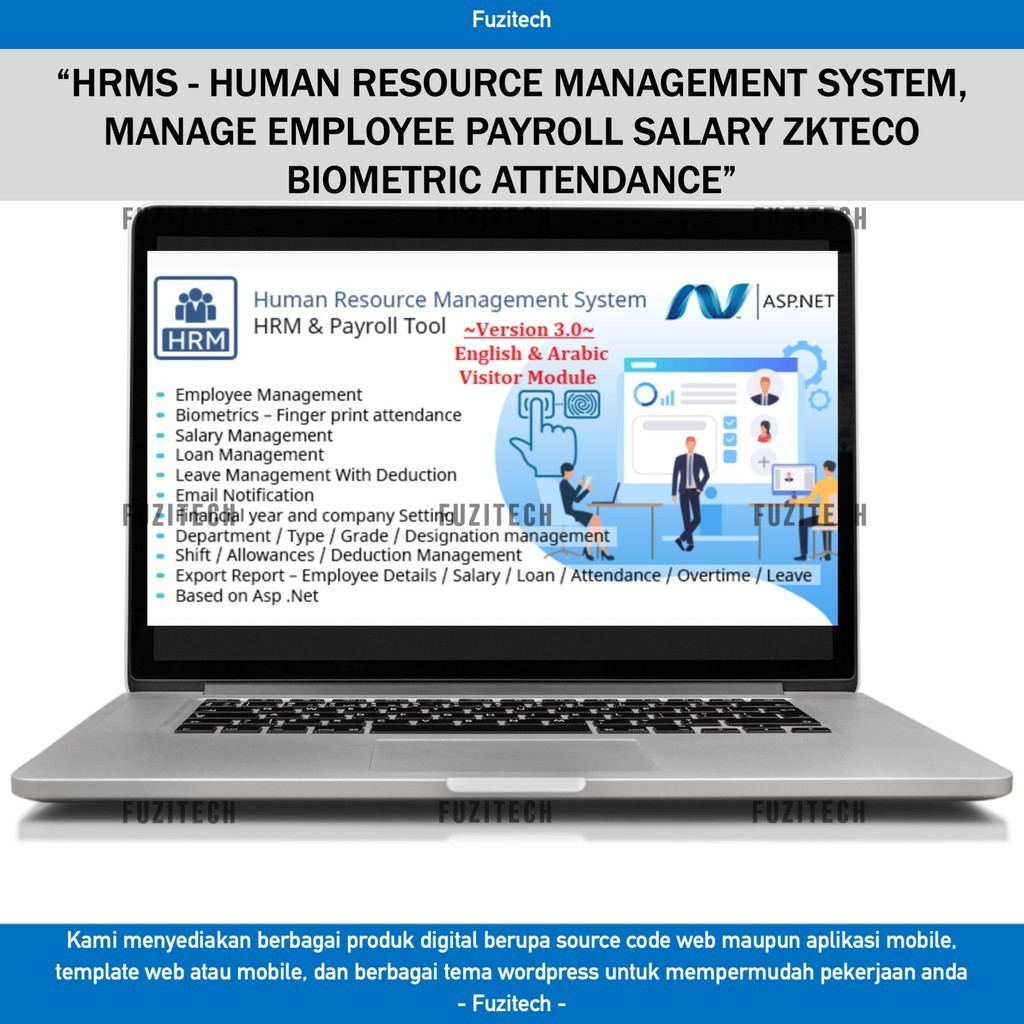 Jual SOURCE CODE APLIKASI WEB HRMS - HUMAN RESOURCE MANAGEMENT SYSTEM ...
