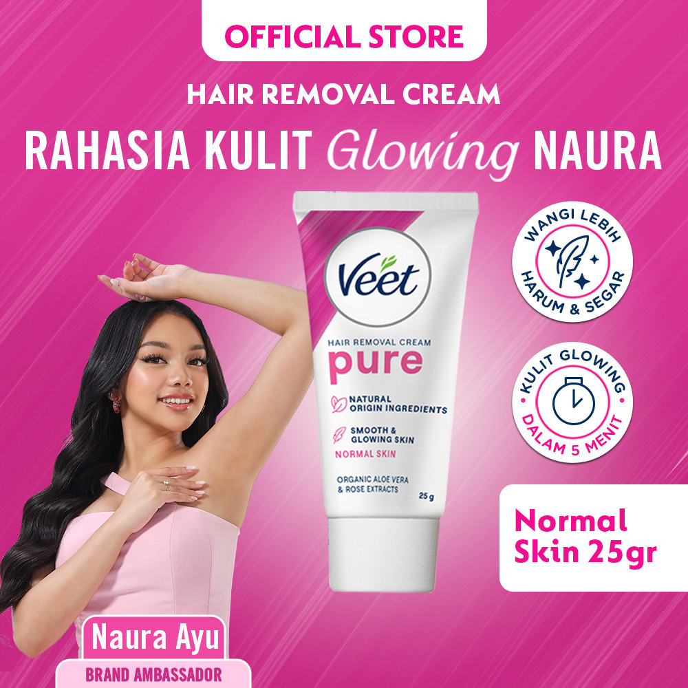 Jual Veet Normal Skin Hair Removal Cream 25g - Krim Perontok Bulu ...