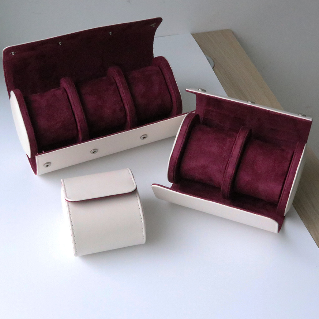 Jual Watch Roll Watch Travel Case Vintage Leather Watch Display Watch ...