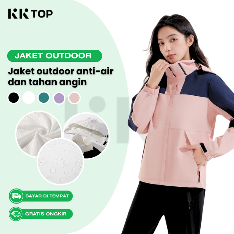 Jual KKTOP Jaket Olahraga Wanita Jaket Motor Anti Air Windbreaker ...