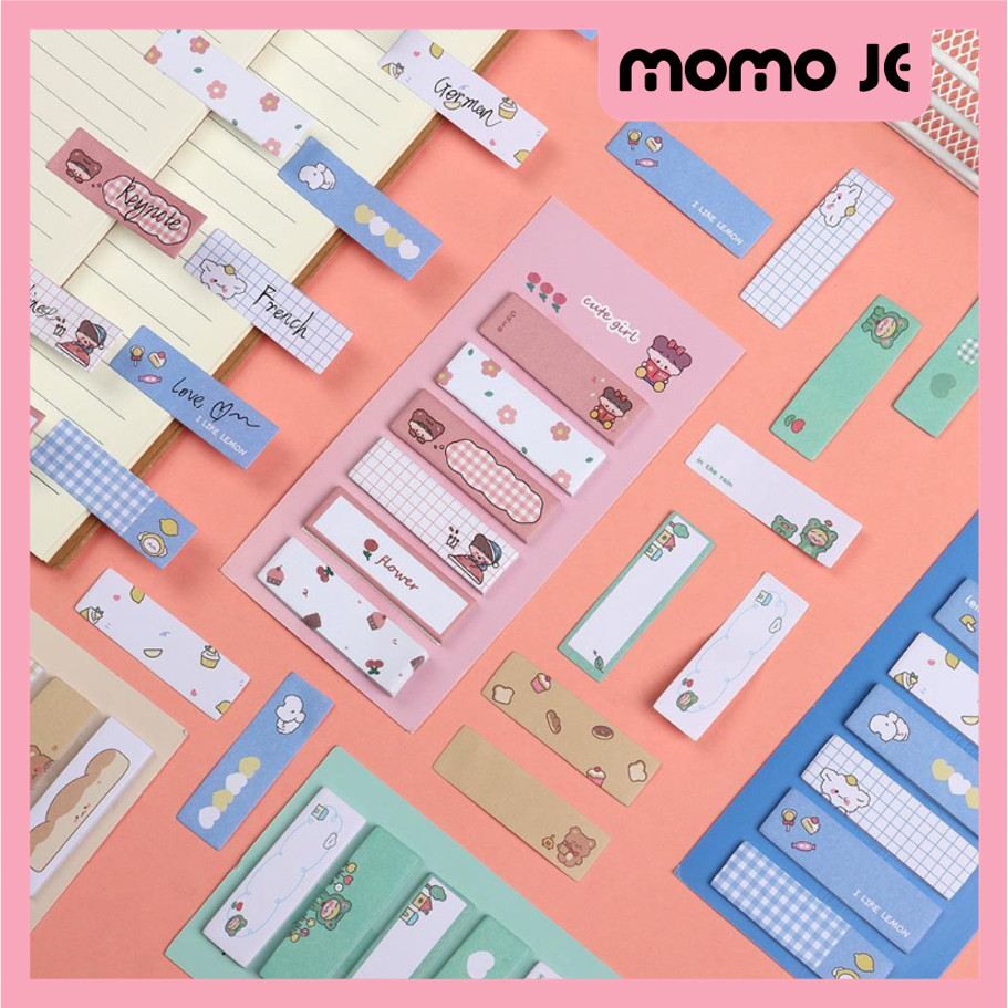 Jual MOMO JE S6222 Memo Stick Stationery 6 in 1 Sticky Notes Label ...