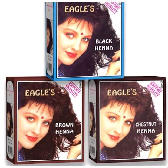 Jual Henna Eagle Warna Rambut Chestnut Black Brown Pewarna Rambut Halal ...