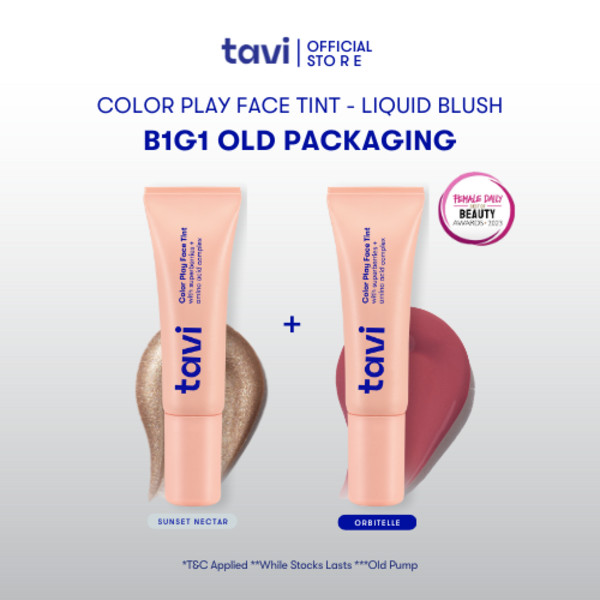 Jual [BLUSH - HIGHLIGHTER SET] BUY 1 GET 1 - Tavi Color Play Face Tint ...
