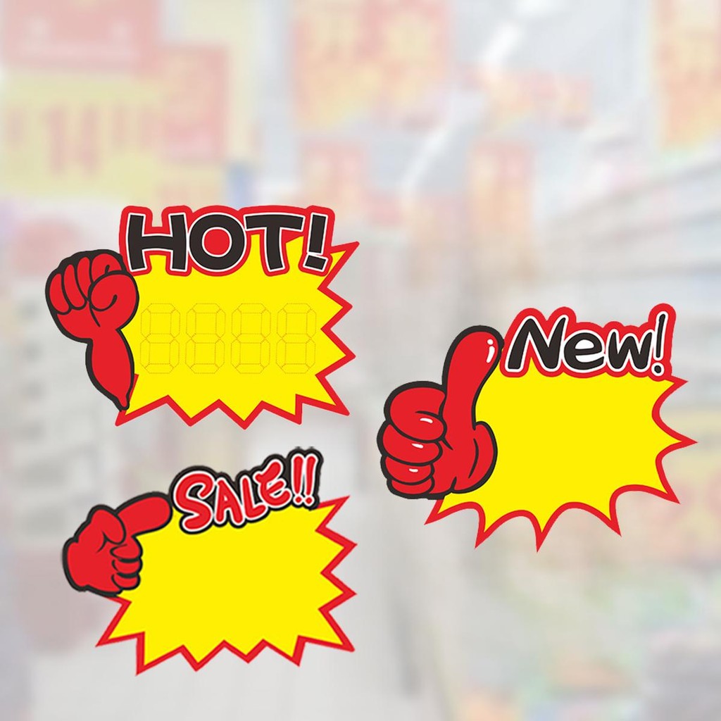 Jual NEW/HOT/SALE Price Tag 15*11cm label harga pop card Explosion ...