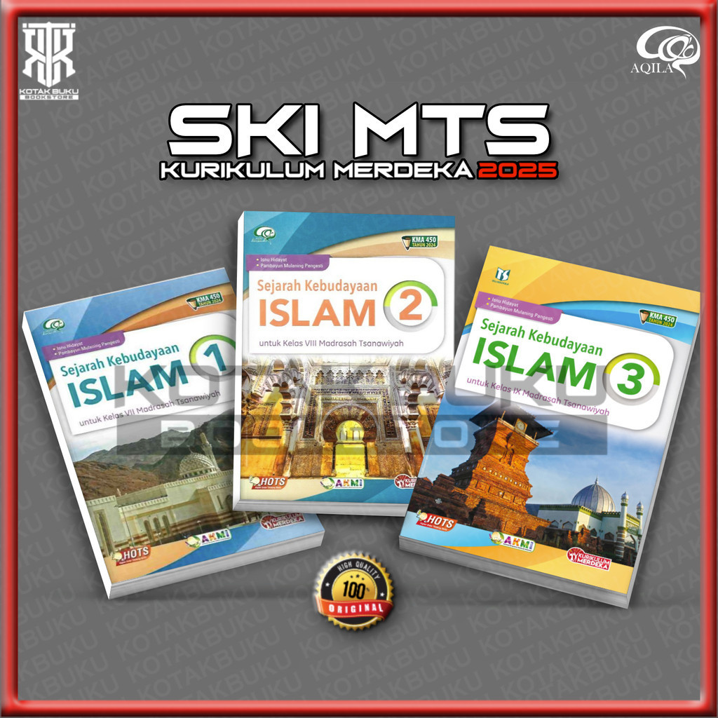 Jual Buku SKI Kelas 7 8 9 MTS Kurikulum Merdeka / Sejarah Kebudayaan Islam / Madrasah Tsanawiyah ...