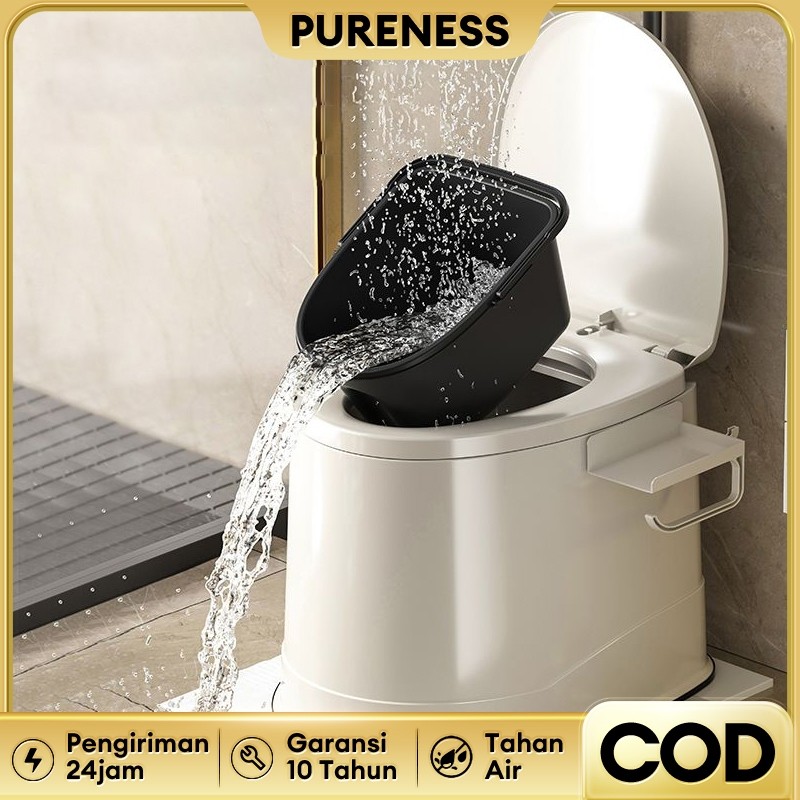 Jual 【Hadiah】Mobile Toilet Closet Duduk Jongkok Kursi Toilet Duduk ...