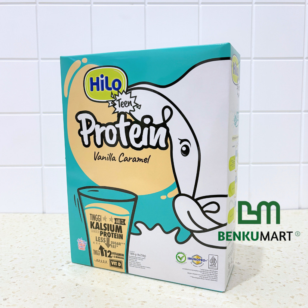 Jual HiLo Teen Vanilla Caramel 1000g - Susu Tinggi Kalsium Protein ...