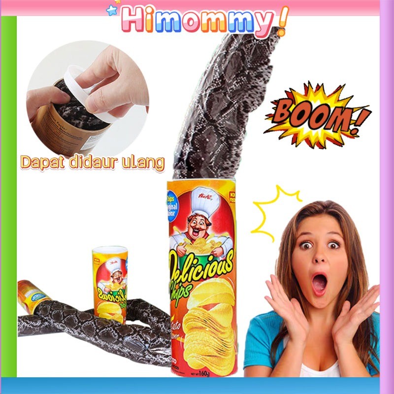 Jual Snake Potato Chips Prank /Prank Toy /Potato Chip Prank /Mainan ...