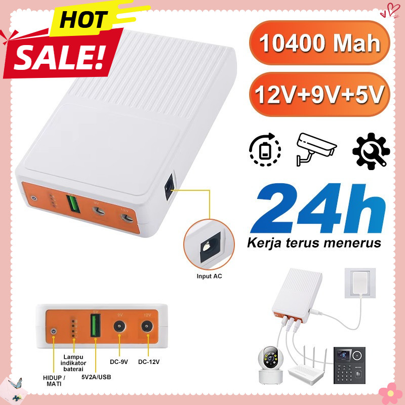 Jual Mini UPS 12V Adaptor Power Untuk CCTV Router, WiFi Modem Dan ...