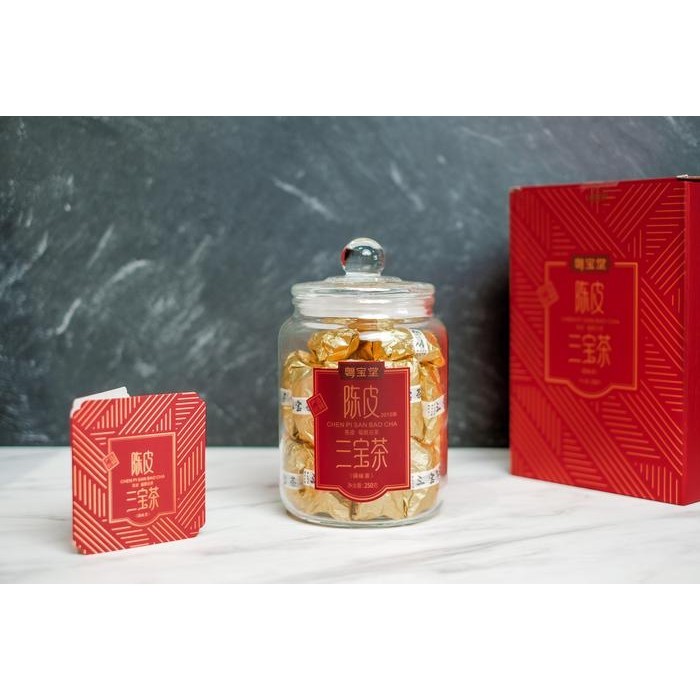 Jual Chen Pi San Bao Cha | Three Treasure Tea | Special Chinese White ...