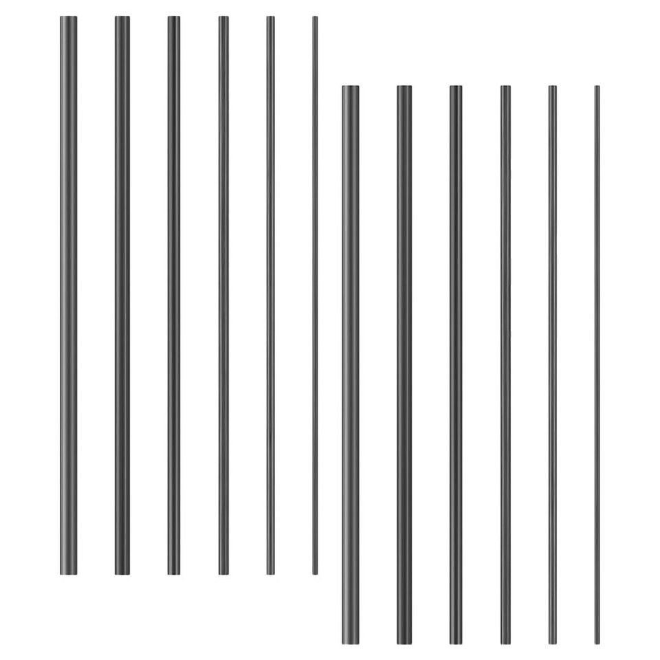 Jual 12 Pcs Carbon Fiber Rods 10cm Replacement Fishing Pole Repair Y ...