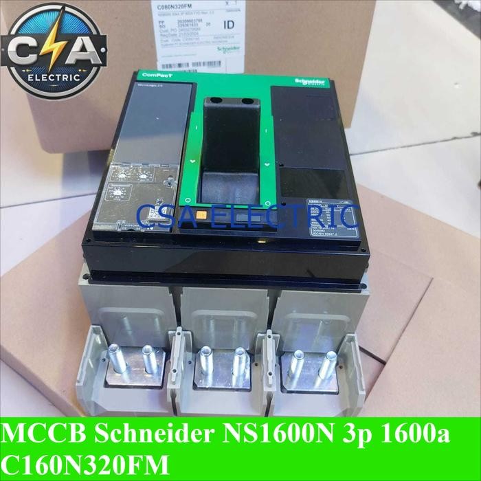 Jual MCCB Schneider NS1600N 3p 1600a C160N320FM Breaker 3 Phase 1600 ...