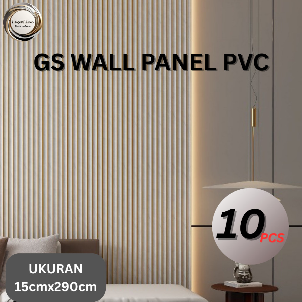 Jual 10pcs Set [2.9 meter x 15 cm] Wood Panel WPC / Wall Panel PVC ...