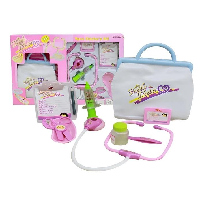 Jual Mainan Dokter Anak Cewek Edukasi Lengkap + Tas Set Alat Medis ...