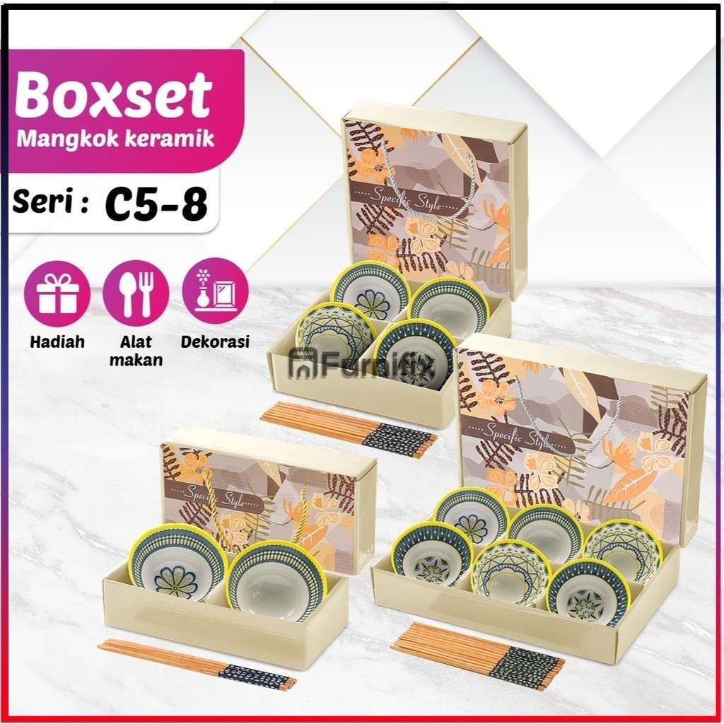 Jual NEW!! Hampers Gift Set Keramik Parcel Mangkok set premium ...