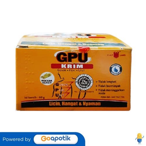 Jual Cap Lang Gpu Krim Minyak Sereh 60 Gram Pot | Shopee Indonesia