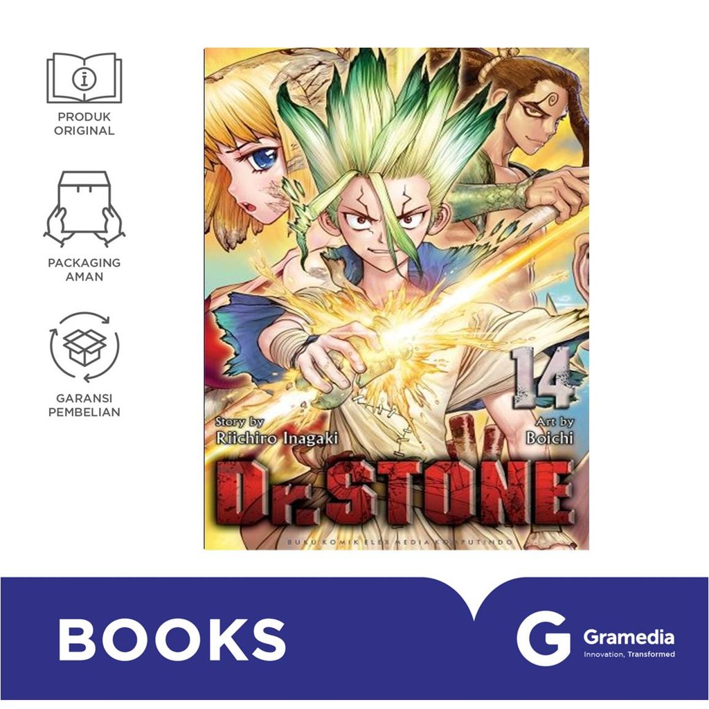 Jual Dr. Stone 14 (Riichiro Inagaki) | Shopee Indonesia