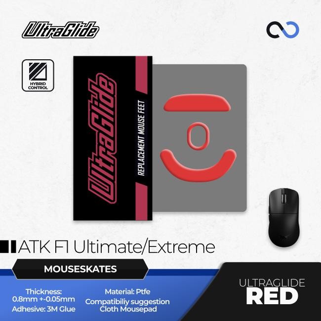 Jual Meow Gaming Gear Ultraglide Red ATK F1 Ultimate / F1 Extreme ...