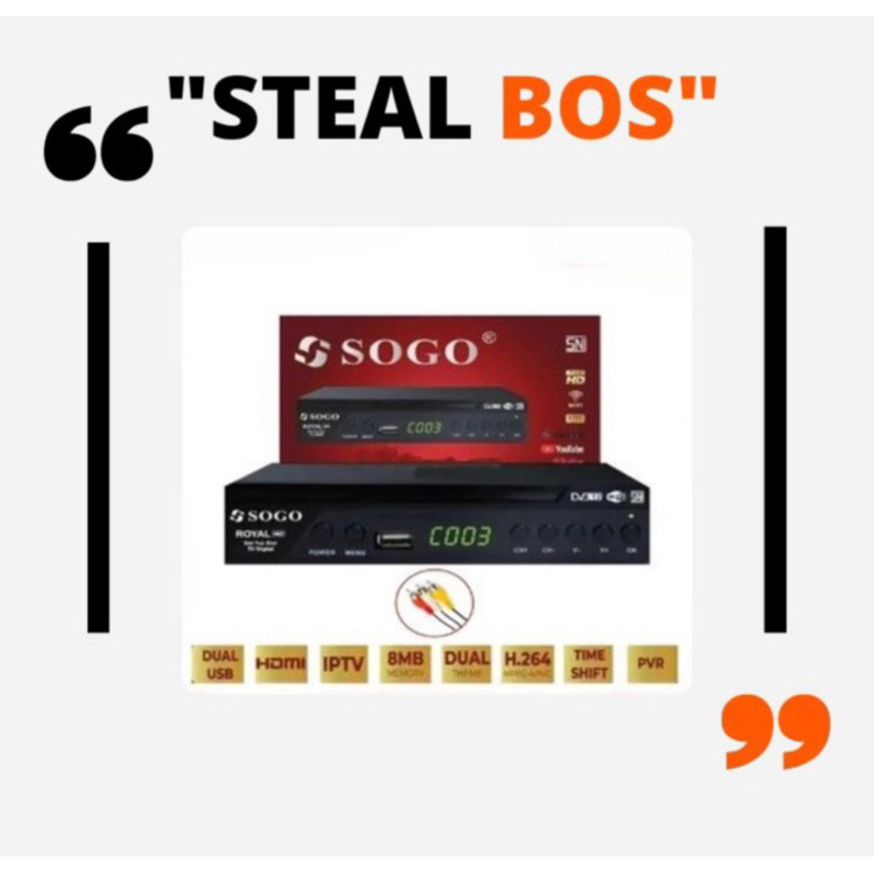 Jual SET TOP BOX SOGO STB DIGITAL RECEIVER STB SOGO DVB T2 digital set ...