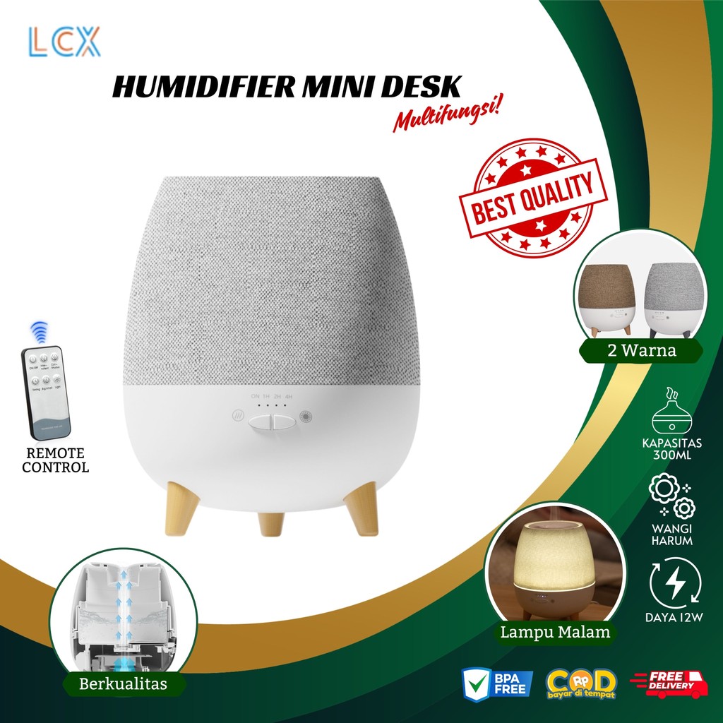 Jual LCX Humidifier Colokan Kabel 300ml – Lampu Tidur & Pelembab Udara ...