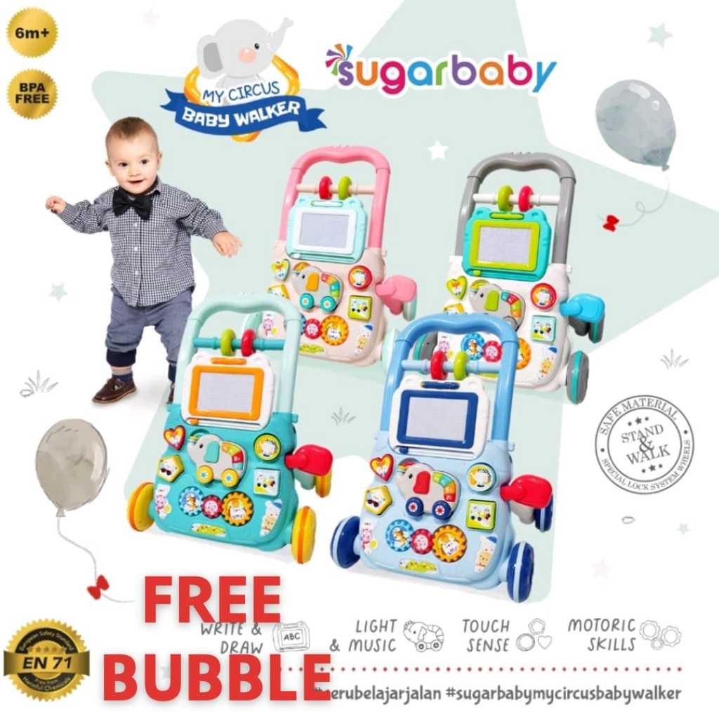 Jual Sugar Baby Circus Walker Mini Car Push Baby / Spacebaby / 2in1 ...