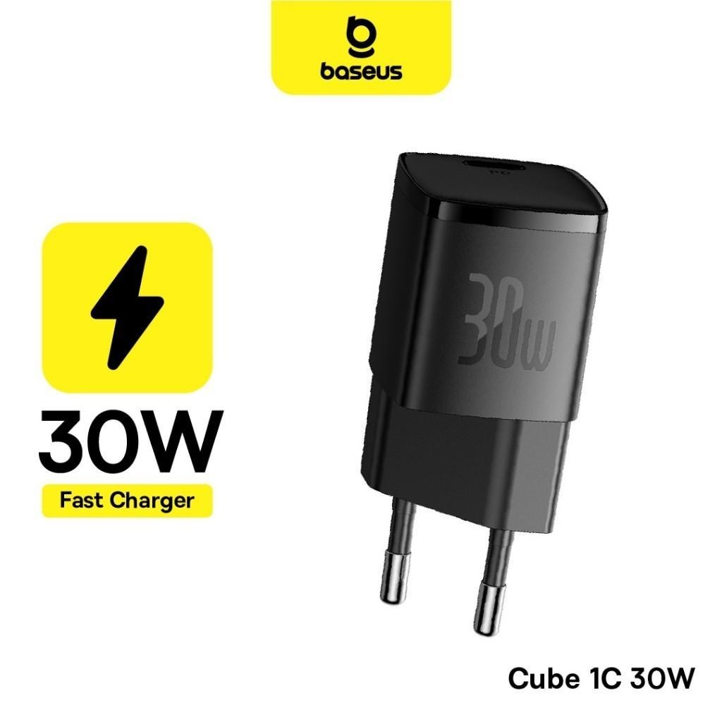 Jual Baseus Cube Pro GaN Charger 30W PD PPS 25W SFC QC Fast USB Type C | Shopee Indonesia