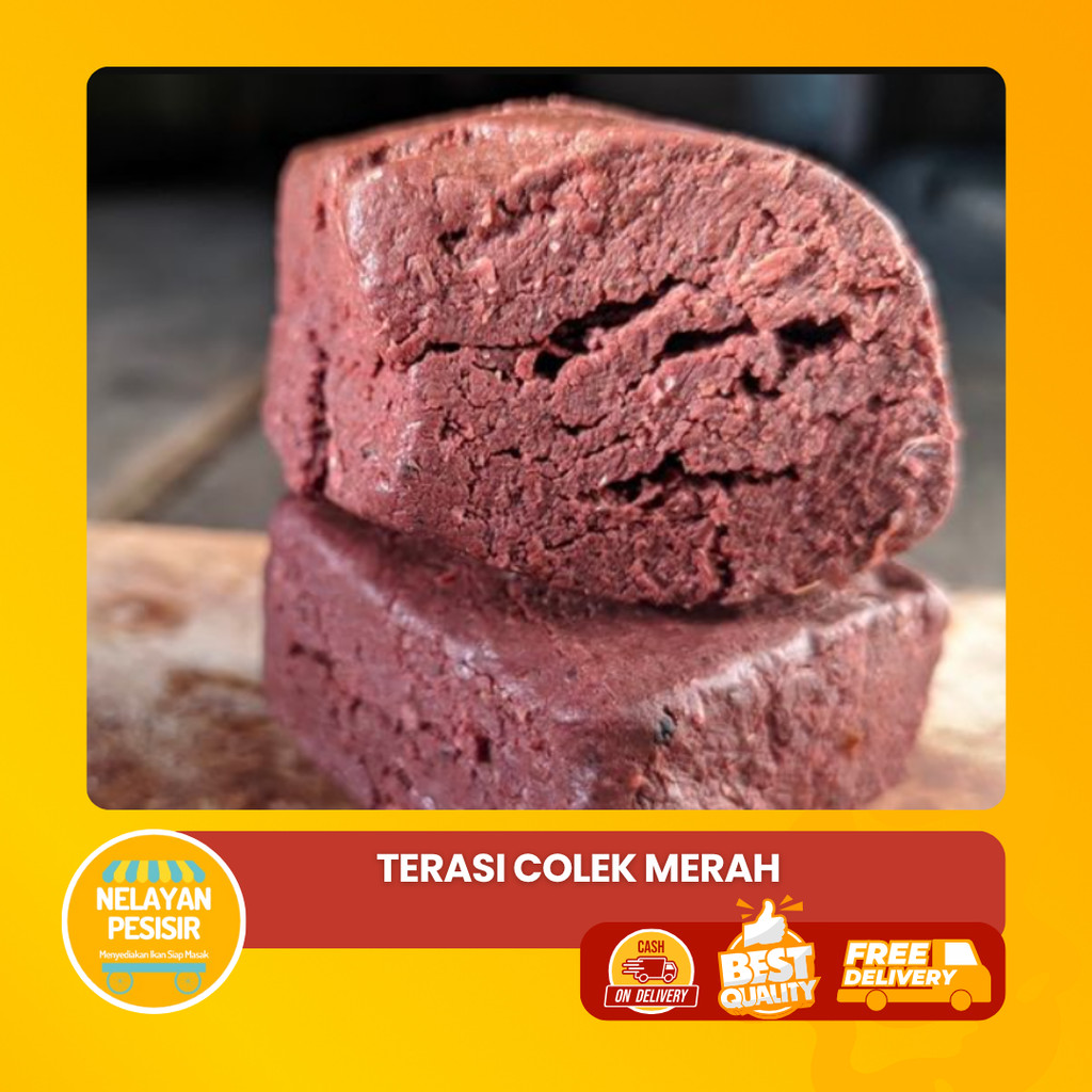 Jual Terasi Merah Kualitas Premium Rasa Kuat Wangi Tajam Siap Makan ...