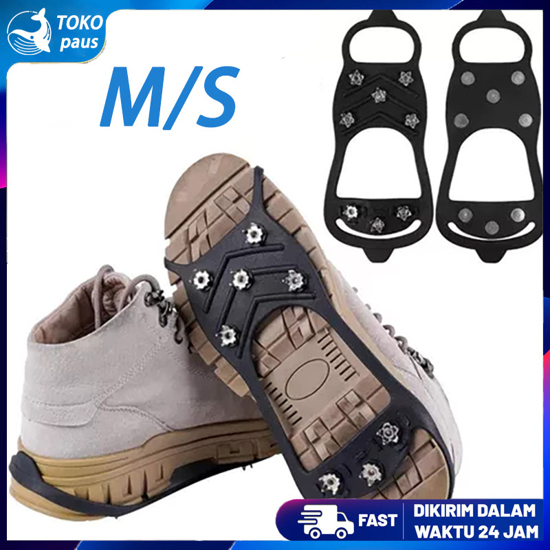 Jual 2pcs 8gigi Alas Sepatu Paku Anti Slip Alas Sepatu Mendaki/Anti ...