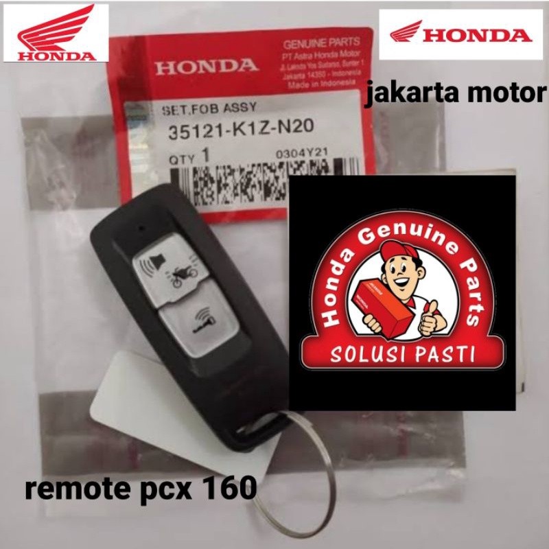 Jual 35121-K1Z-N20 Remote pcx 160 remote K1Z ori honda ahm asli honda ...