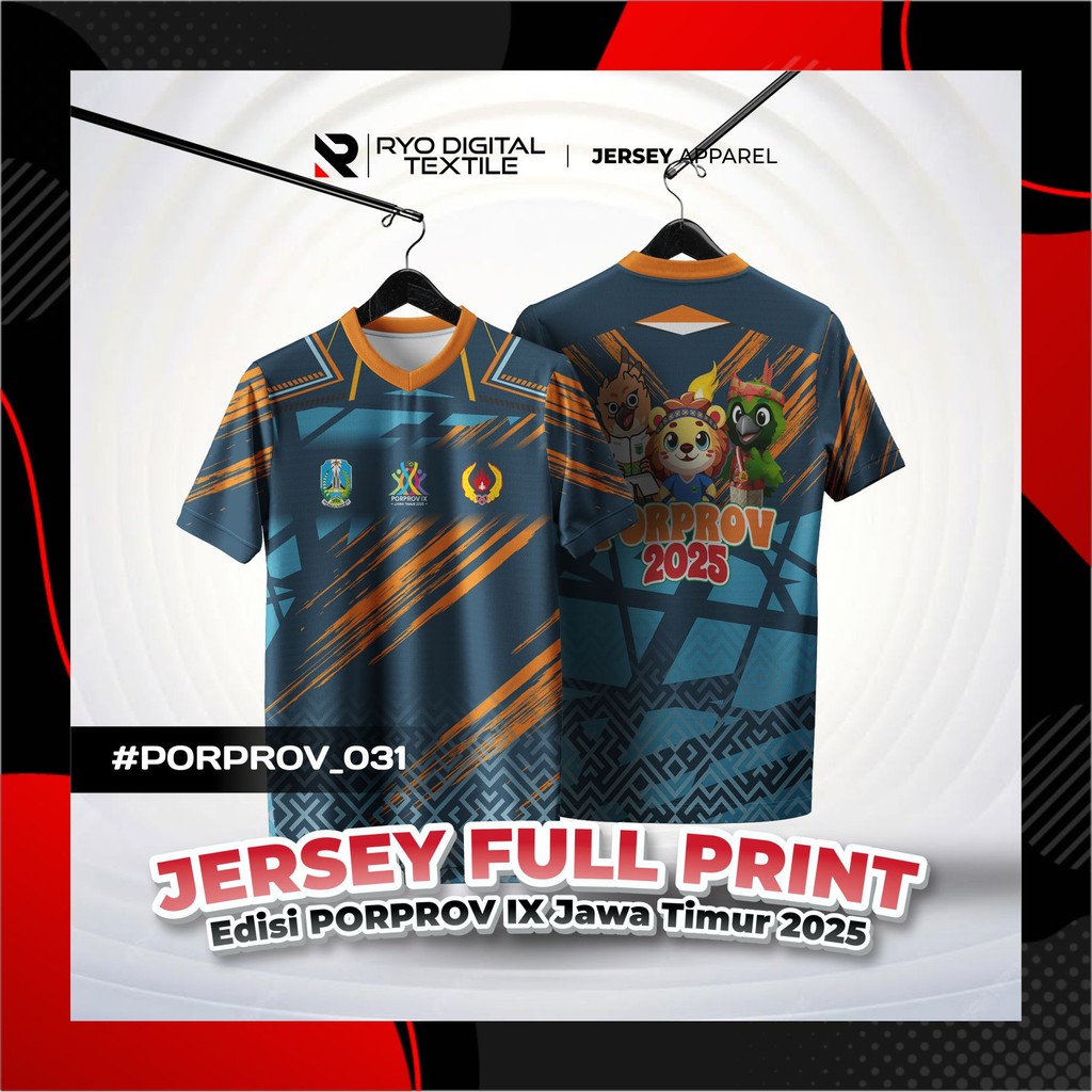 Jual Jersey PORPROV JATIM 2025 Pekan Olahraga Provinsi Jawa Timur ...