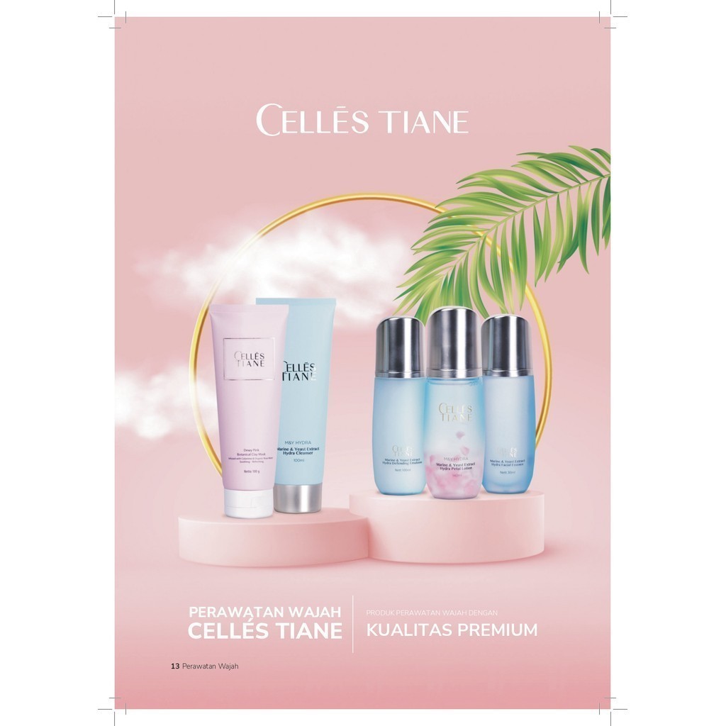 Jual CELLES TIANE DEWY PINK BOTANICAL CLAY MASK ORIGINAL SEGEL | Shopee ...
