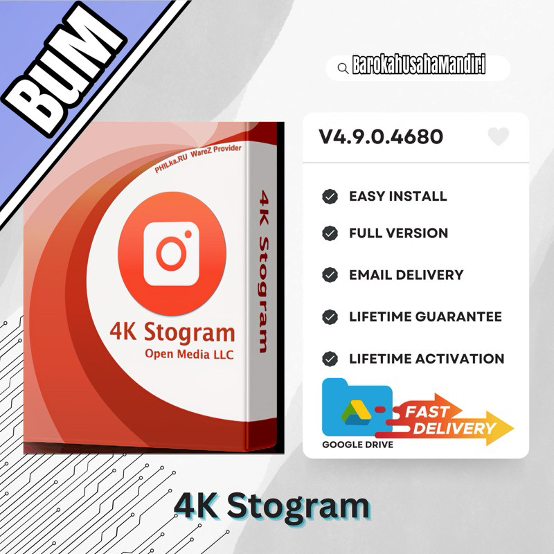 Jual 4K Stogram Pro 4.9.0.4680 Full Version (Versi Terbaru) | Shopee Indonesia