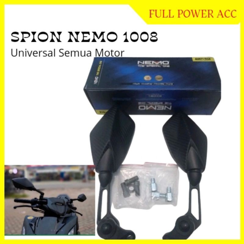 Jual Spion Ducati Nemo 1008 Universal Vario Beat Pcx Nmax Nmax Turbo ...