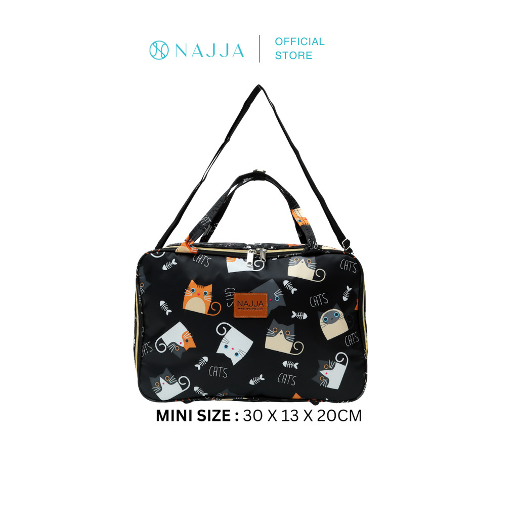 Jual NAJJA ALISHA - Tas Travel Selempang Mini Mudik Anti Air Untuk ...
