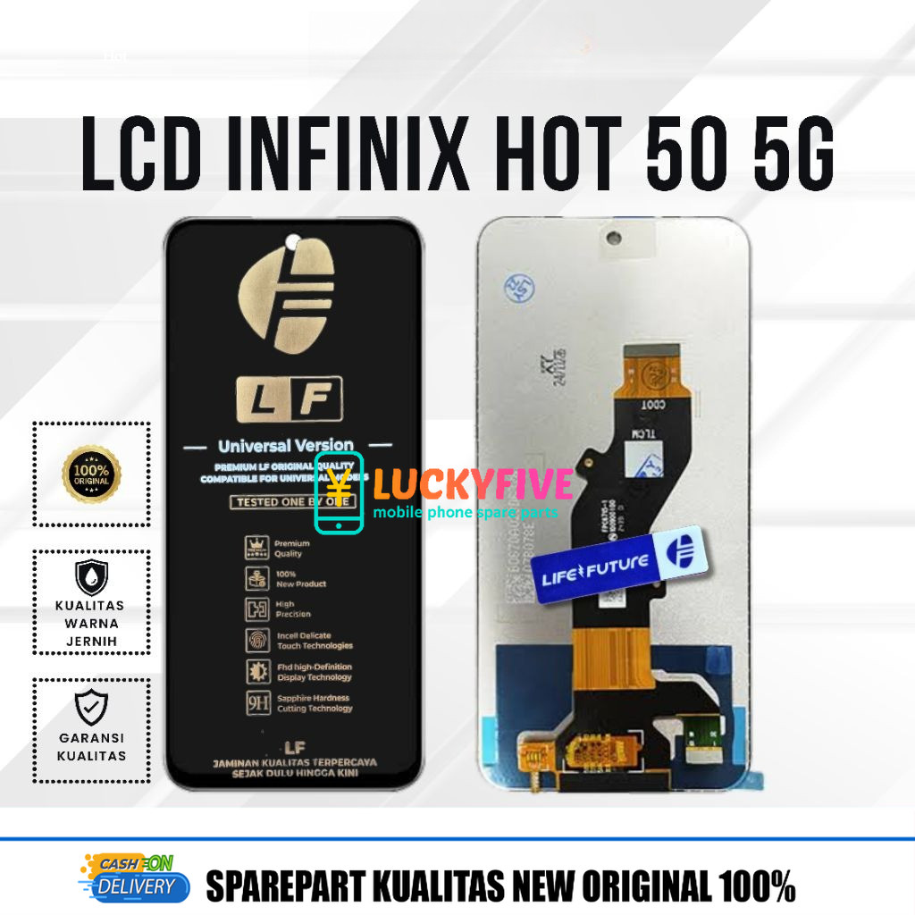 Jual LCD Infinix Hot 50 5G Original Fullset Touchscreen Life Future ...