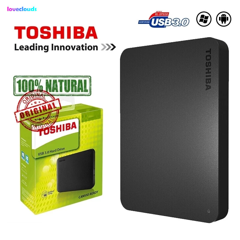 Jual Toshiba Harddisk eksternal 500G 1TB 2TB Original hard disk ...