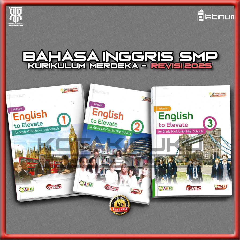 Jual Buku Bahasa Inggris Kelas 7 8 9 SMP Kurikulum Merdeka / Bahasa Inggris SMP / English To ...