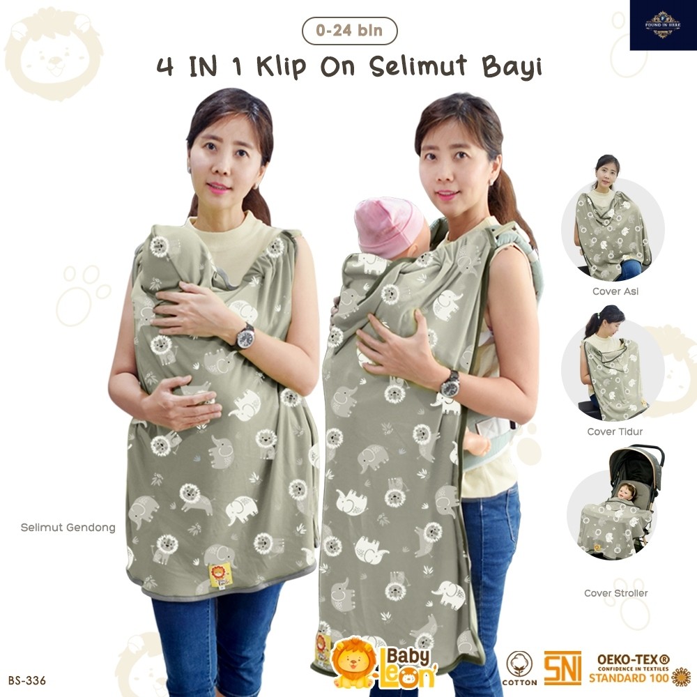 Jual BABY LEON Blanket On The Go Blanket 4in1 Selimut Bayi Newborn ...