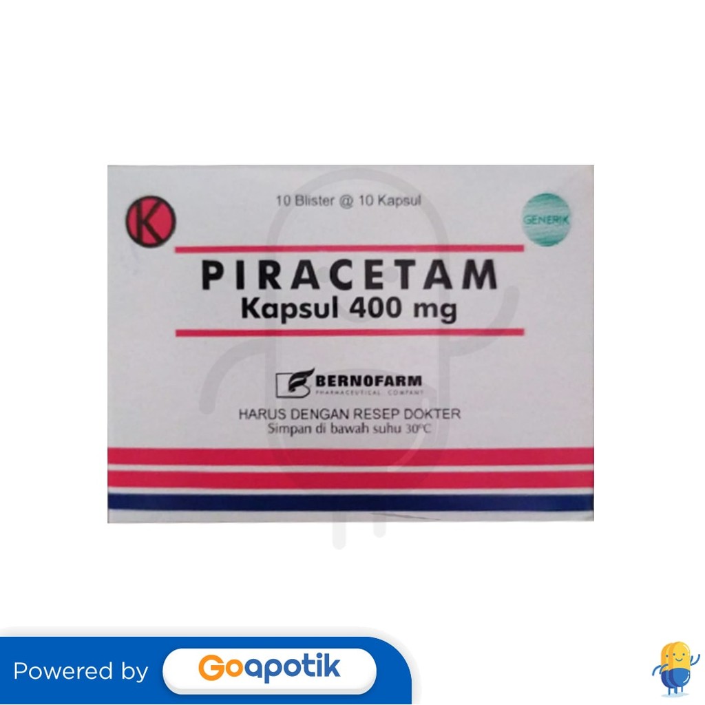 Jual Piracetam Bernofarm 400 Mg Box 100 Kapsul | Shopee Indonesia