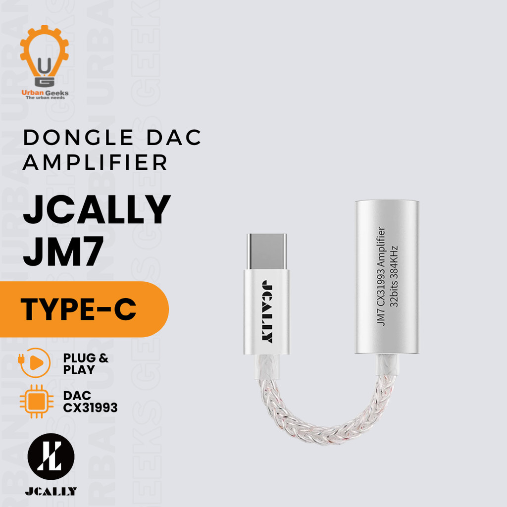 Jual JCALLY JM7 Hi-Res DAC CX31993 USB Type C to Jack 3.5mm | Kabel ...