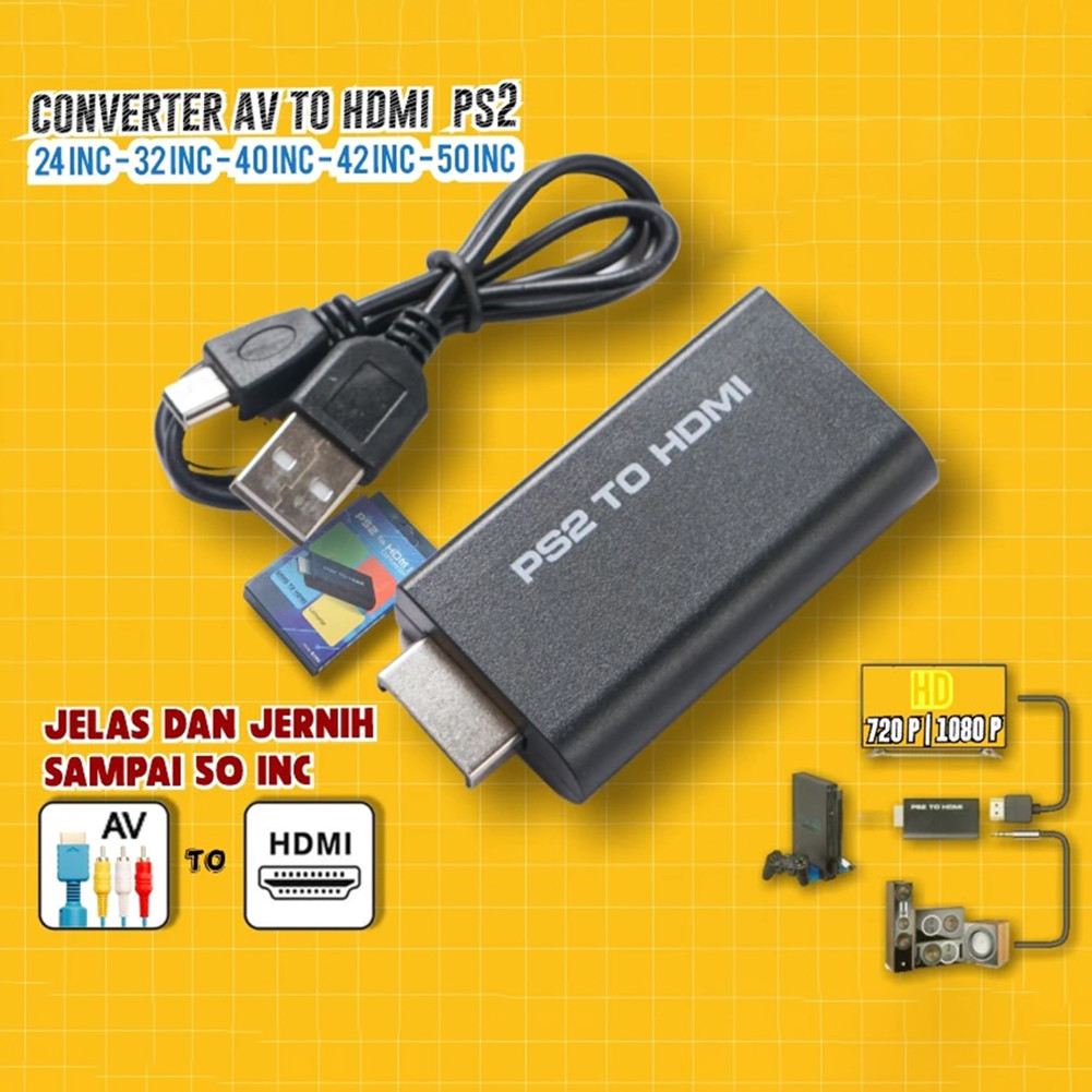 Jual Convertor Hdmi Ps2 Converter Ps2 Konverter Ps2 Convertor Ps2 Ps3 ...