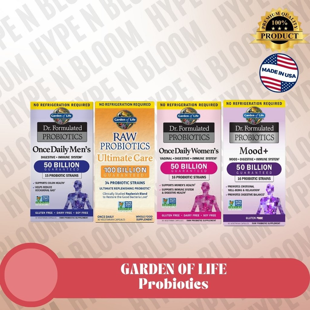 Jual Probiotik Probiotic Garden of Life Dr Formulated Once Daily Men ...