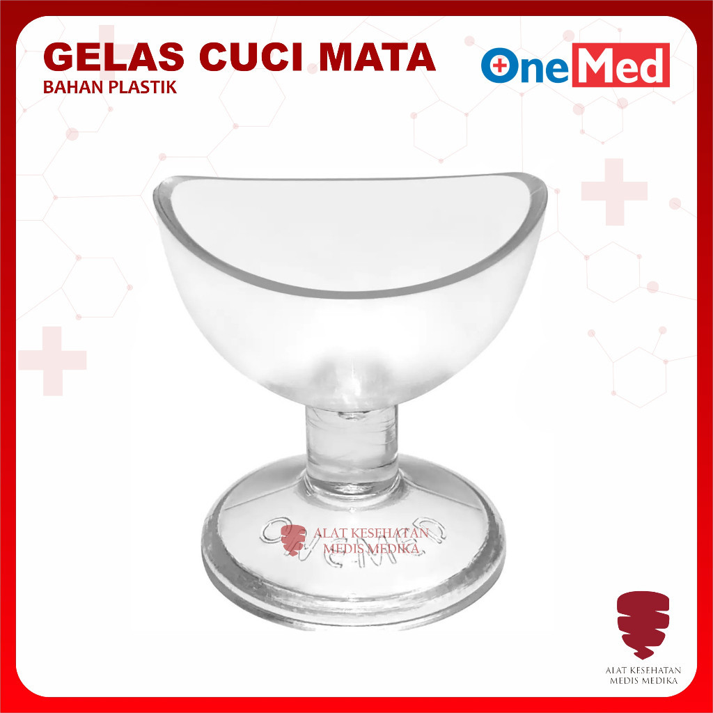 Jual Gelas Cuci Mata Onemed Eye Bath Glass Wadah Cairan Pencuci ...