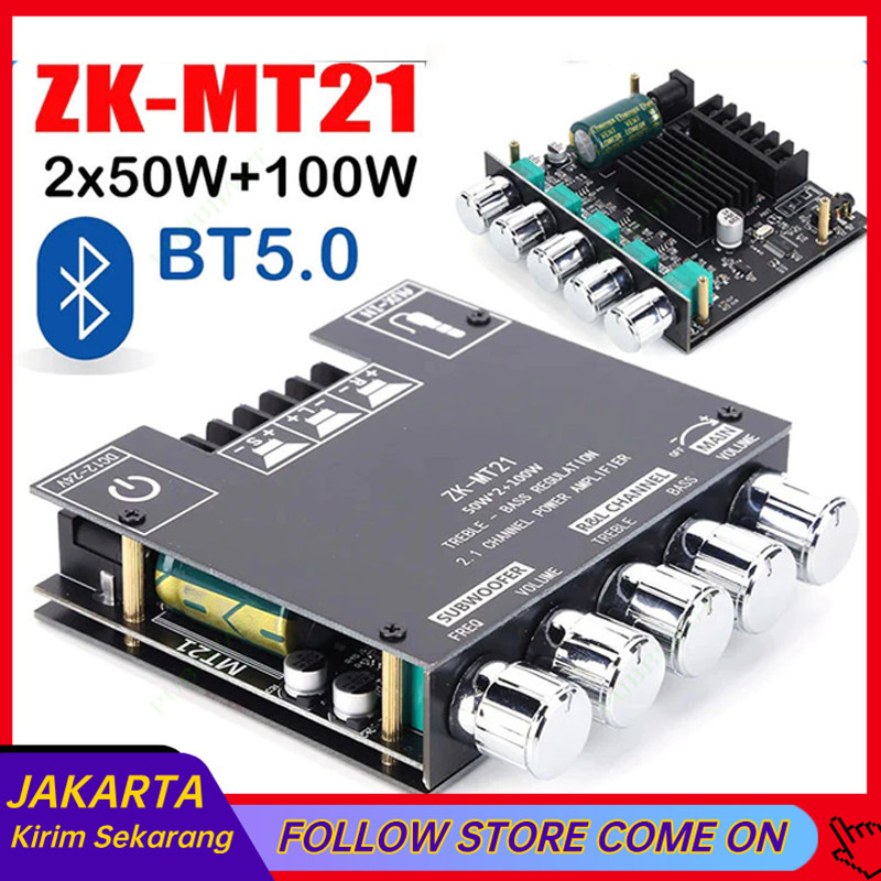 Jual Audio Stereo Bass Power Amplifier Board ZK-TB21 ZK-MT21 Bluetooth ...