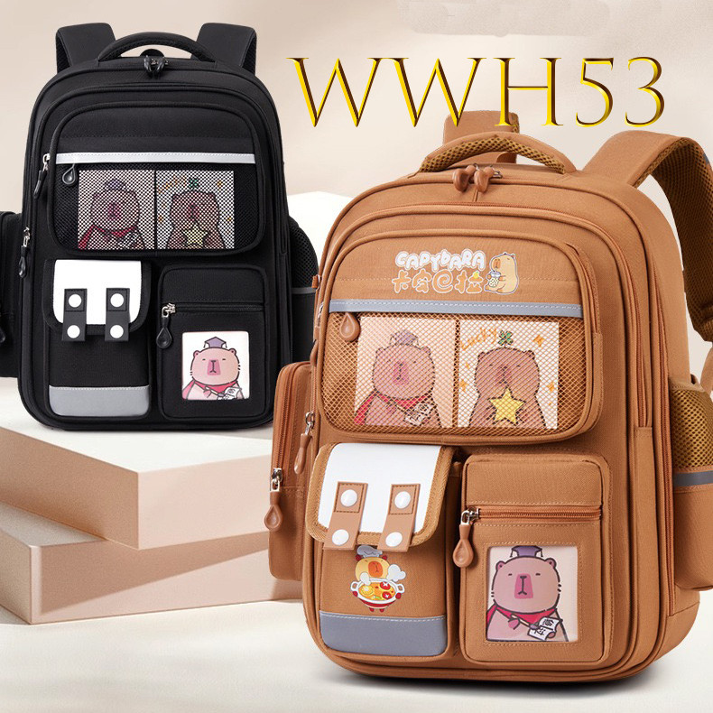 Jual WWH53 Tas Anak Tas Sekolah Ransel Sekolah Anti Air Tebal Nyaman TKM | Shopee Indonesia
