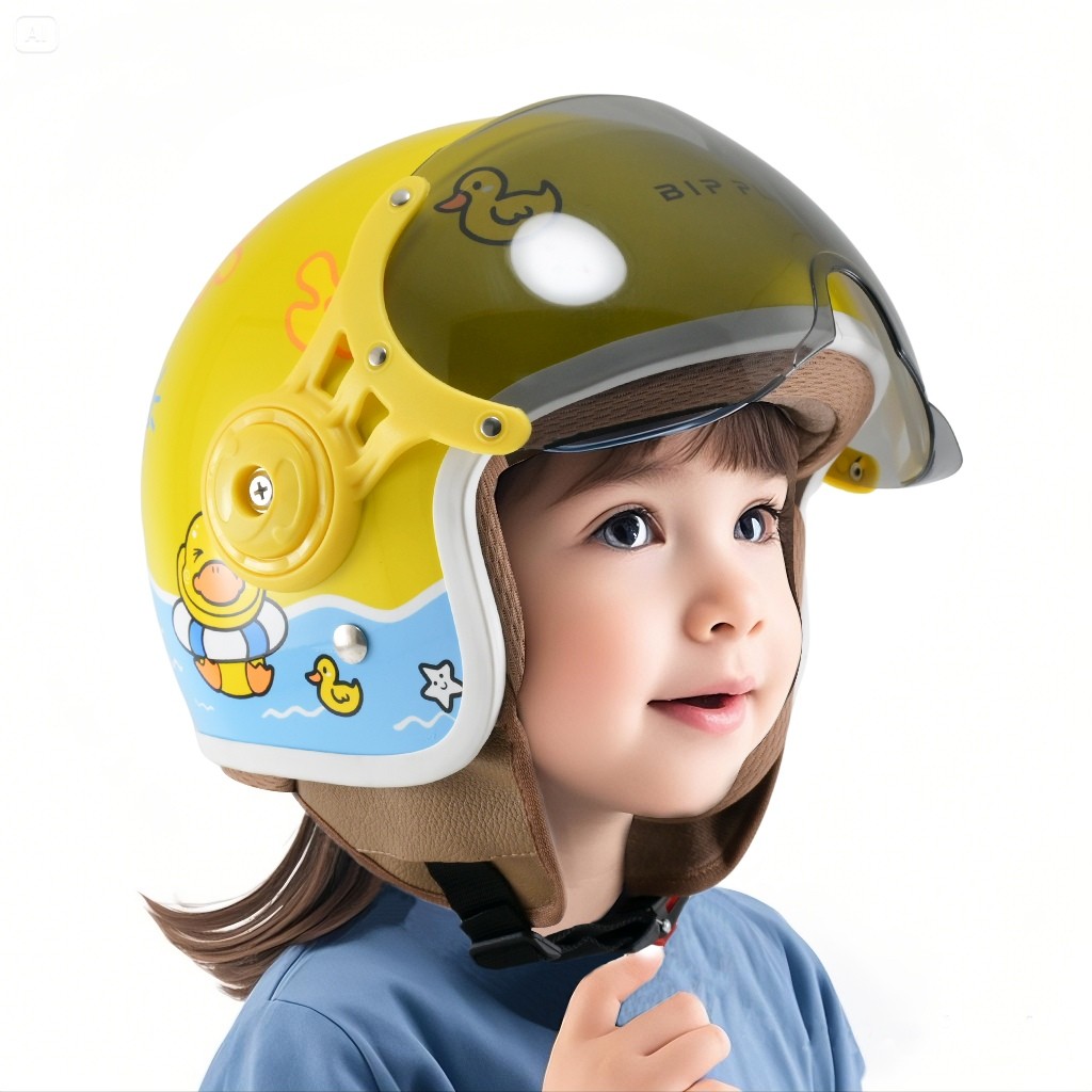Jual Helm Anak BIP PLAST Helm Anak Umur 2-4-12 Thn Retro Pilot Karakter ...
