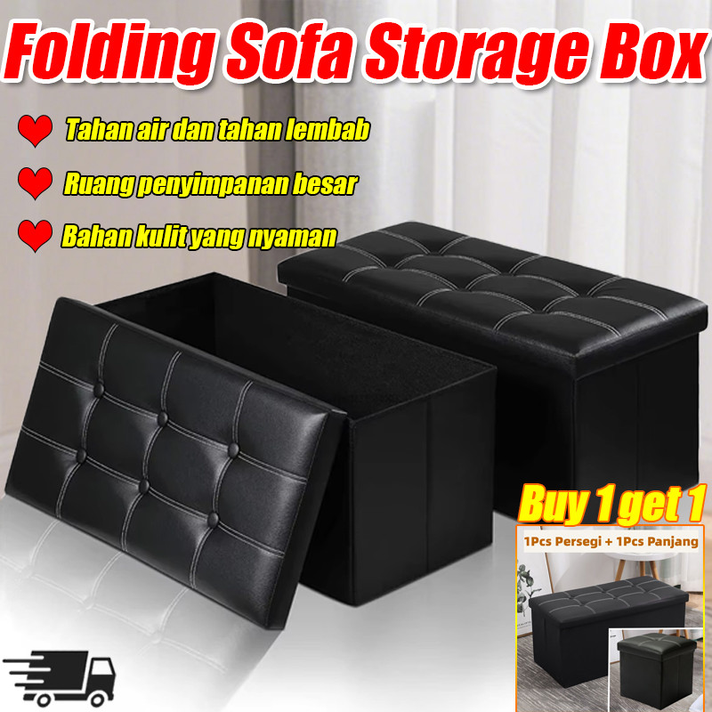 Jual sofa Storage box kursi box penyimpanan dapat dilipat kursi ...