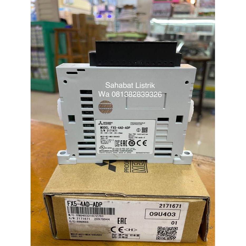 Jual PLC Mitsubishi FX5-4AD-ADP Original | Shopee Indonesia