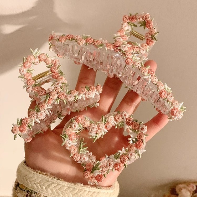 Jual Town Shell - Flower Garden Series Korean Hair Claw Clip / Jepit ...